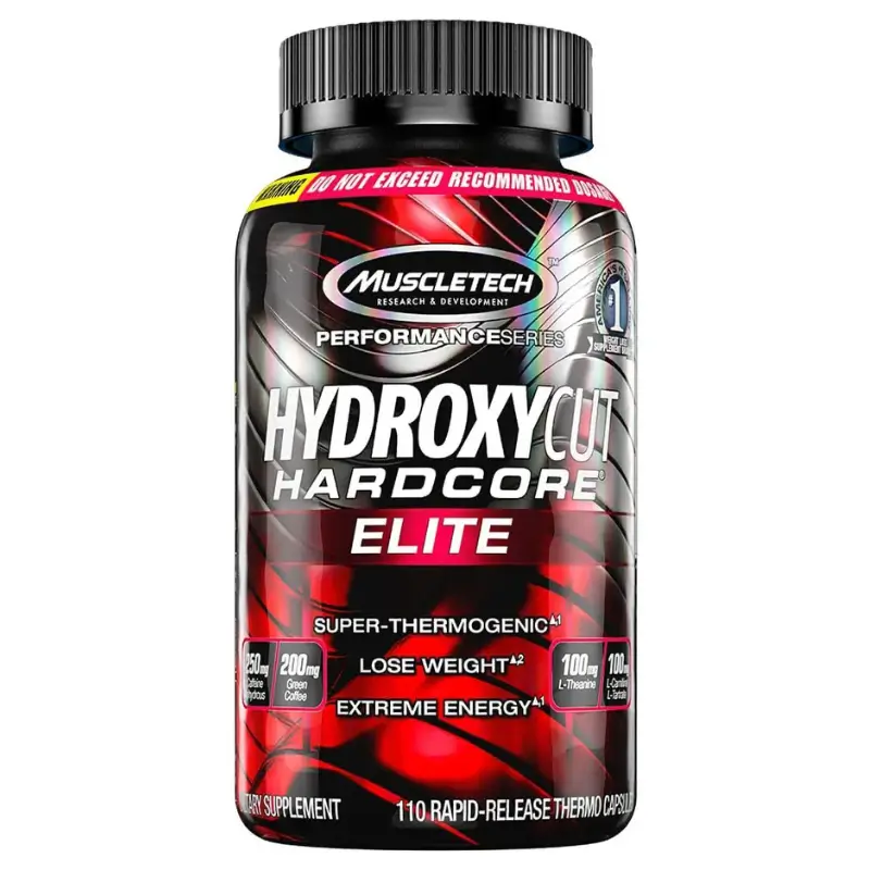 Hydroxycut Hardcore Elite 110 Capsule de MuscleTech | Fat Burner
