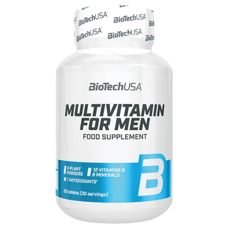 Multivitamin for Men 60 Tabs BioTechUSA Le Meilleur au Maroc