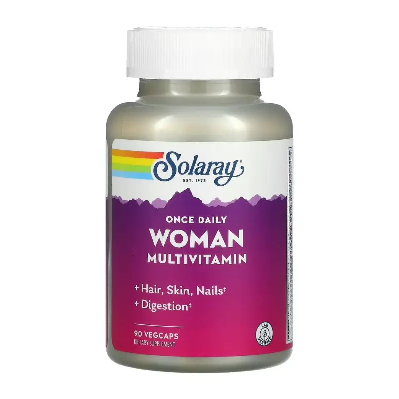 Once Daily Woman Multivitamin Solaray au Maroc