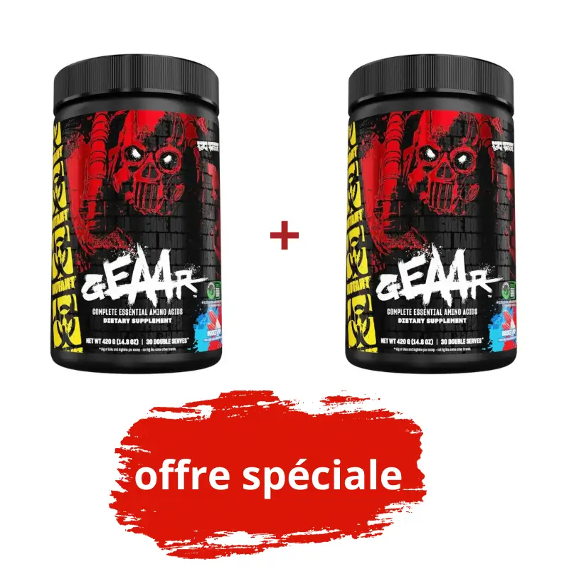 Paquet De 2 Geaar EAA 400g Mutant au Maroc